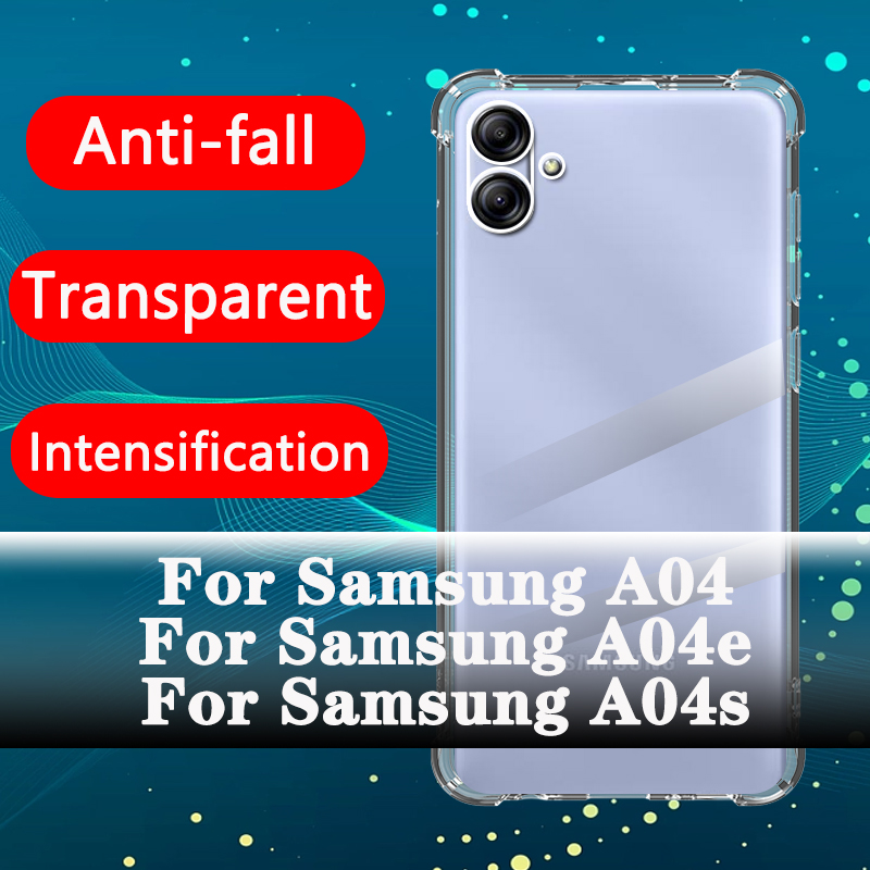 Airbag Shockproof Transparent Cases For Samsung Galaxy A04 case A04S A04E 5g Silicone Full Cover ...