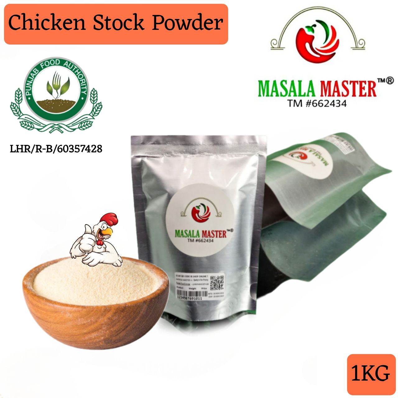 Chicken Stock Powder by Masala Master | 1KG | Perfect for seasoning ...