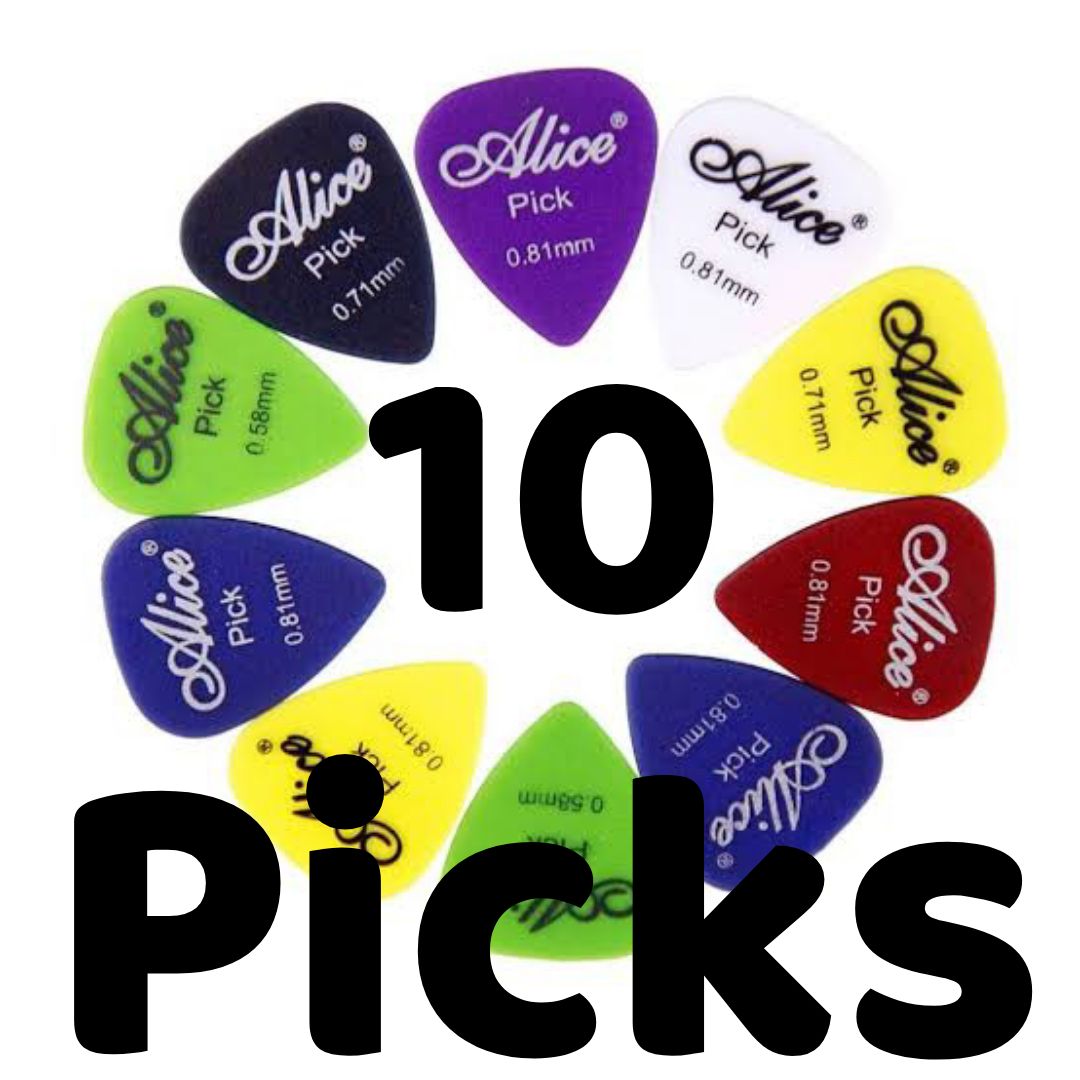 Alice Acoustic Guitar Picks in mix thickness and different packages ...