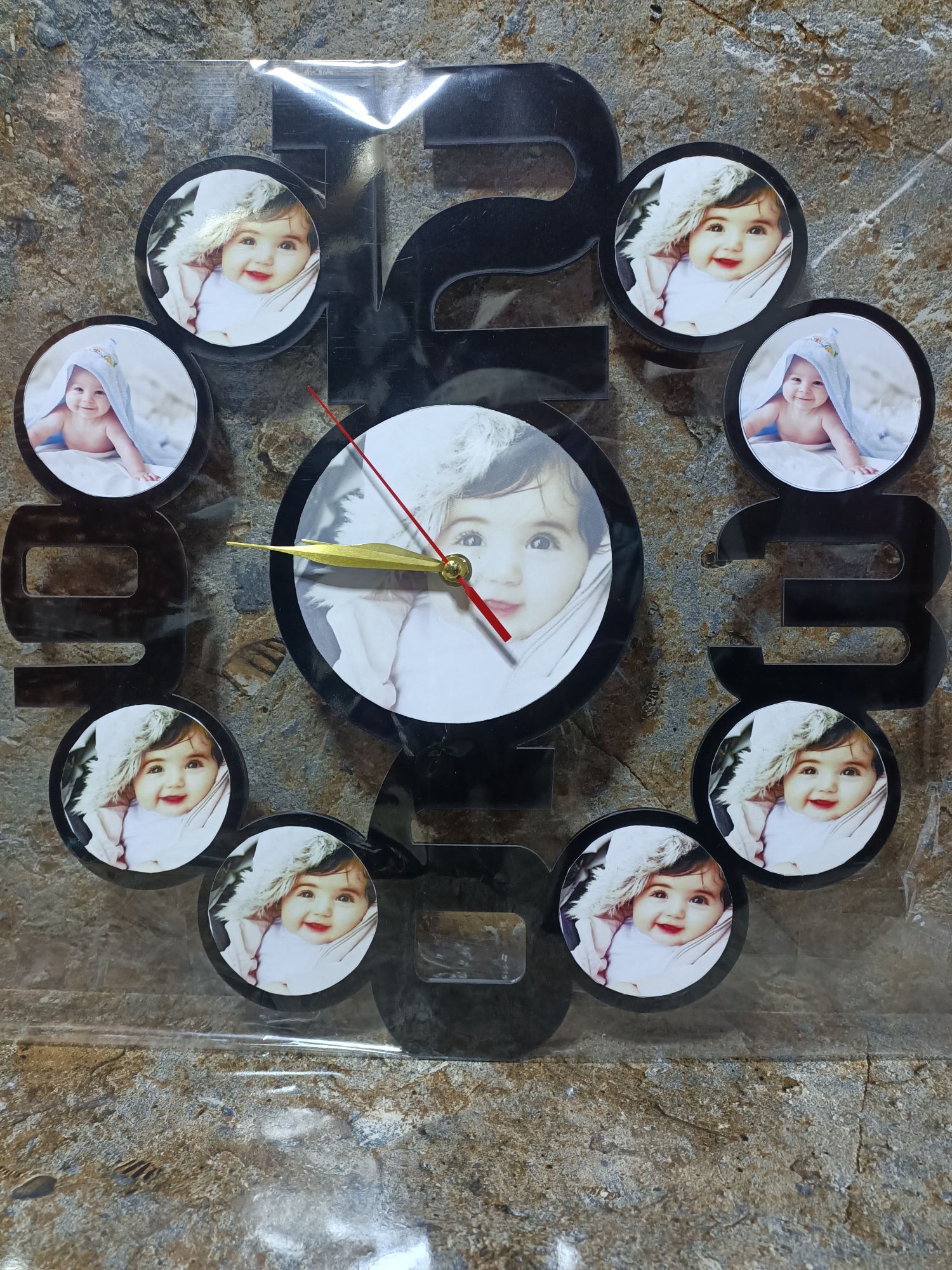 photo frame with clock number | Daraz.pk