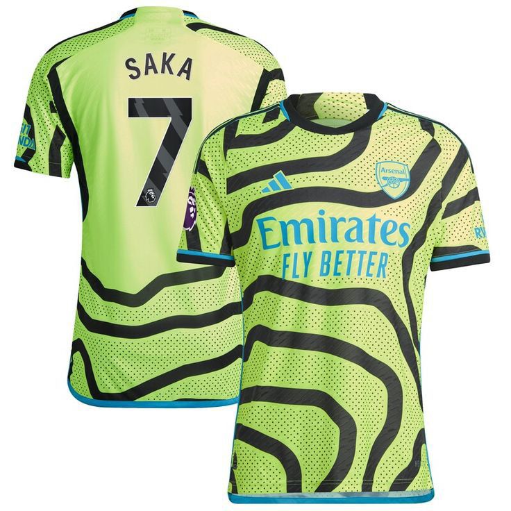 arsenal kit green kit new kit saka kit 7 number kit new kit season 2023 ...