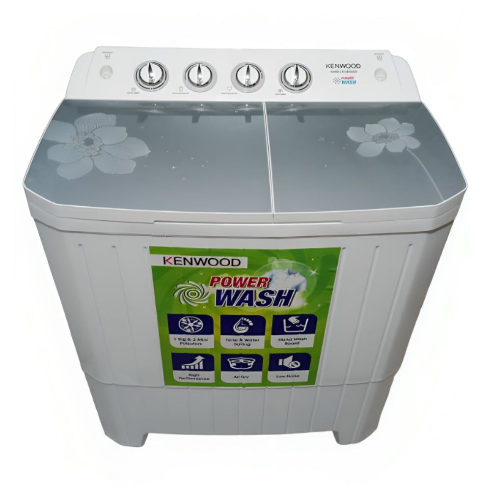 Kenwood Washing Machine KWM-231159SAG Power Wash - Semi Automatic Twin ...