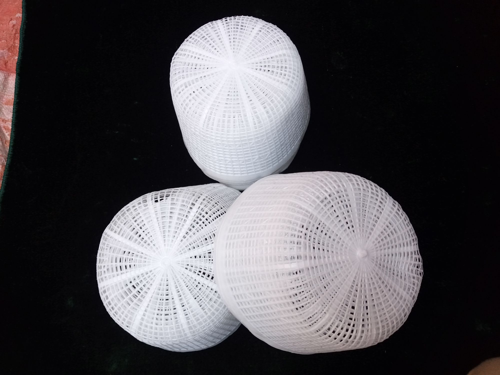 Pack of 10 - Plastic Prayer namaz cap Plastic topi for masjid donation ...