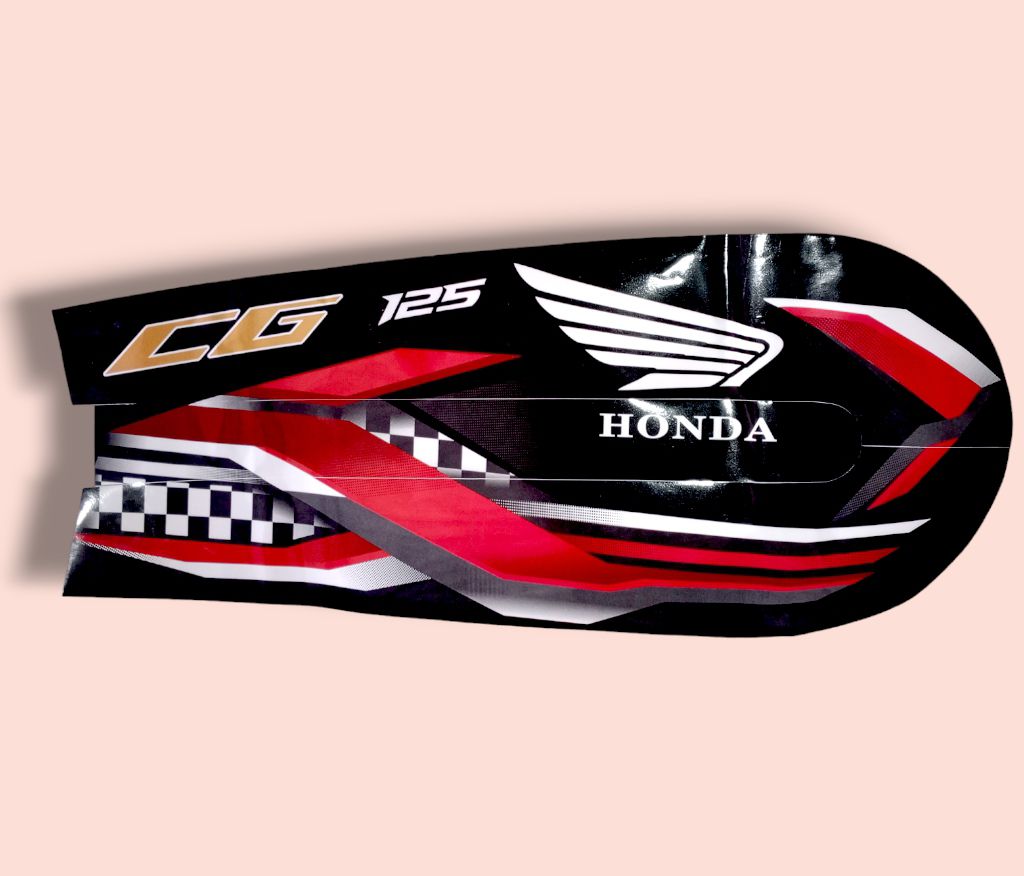 chain cover sticker for 125 cc cg Honda motorcycles/ design sticker for ...
