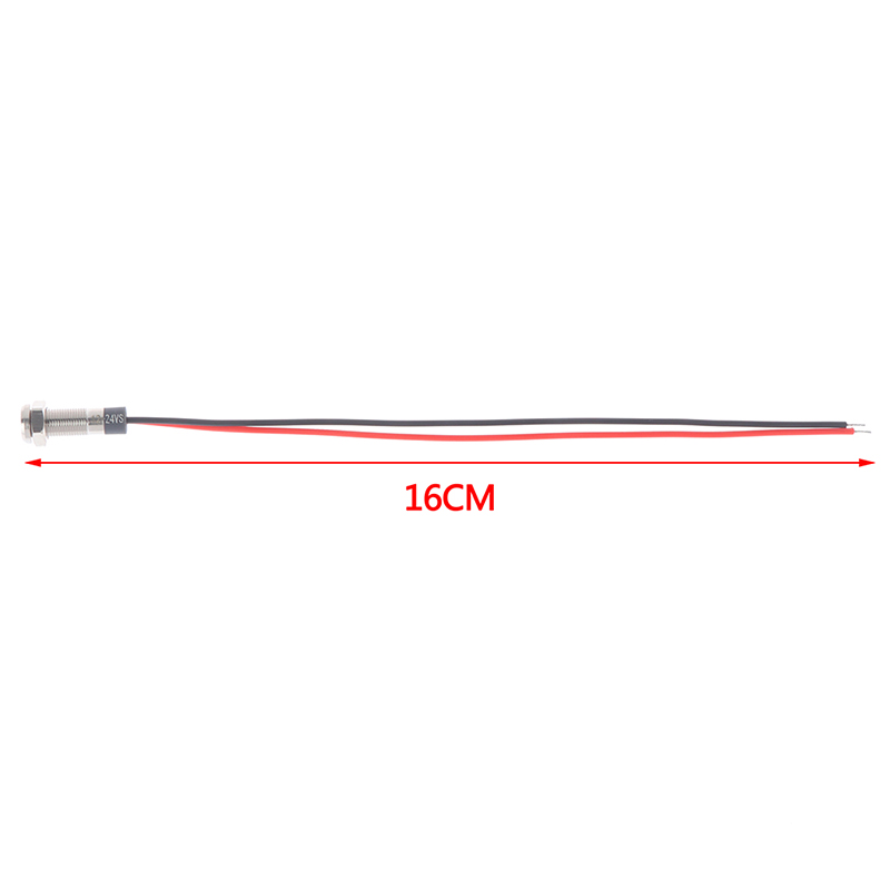 P67 Waterproof 6mm Led Metal Warning Indicator Light 3v 5v 6v 12v 24v ...
