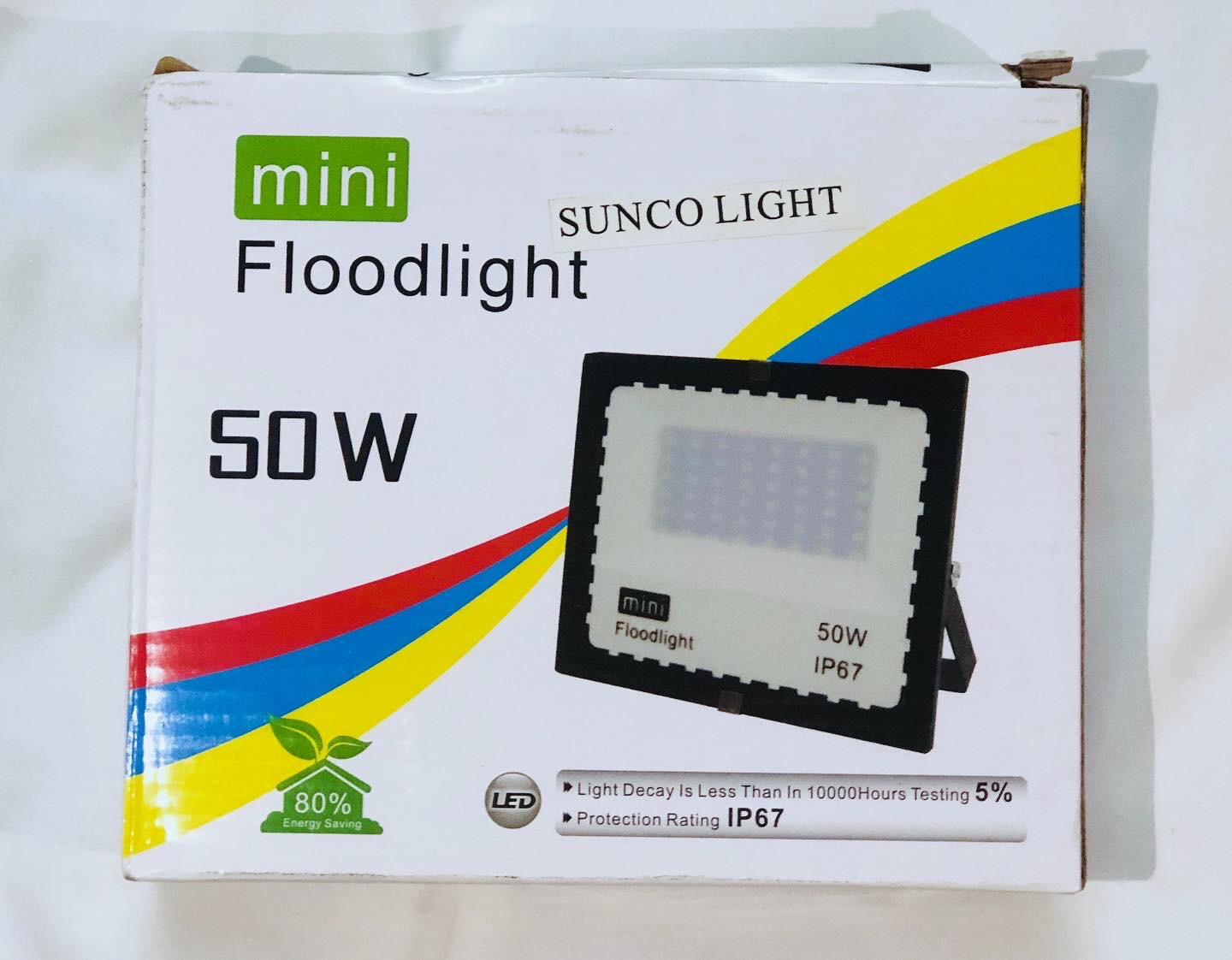Mini flood light , sunco mini flood light | Daraz.pk