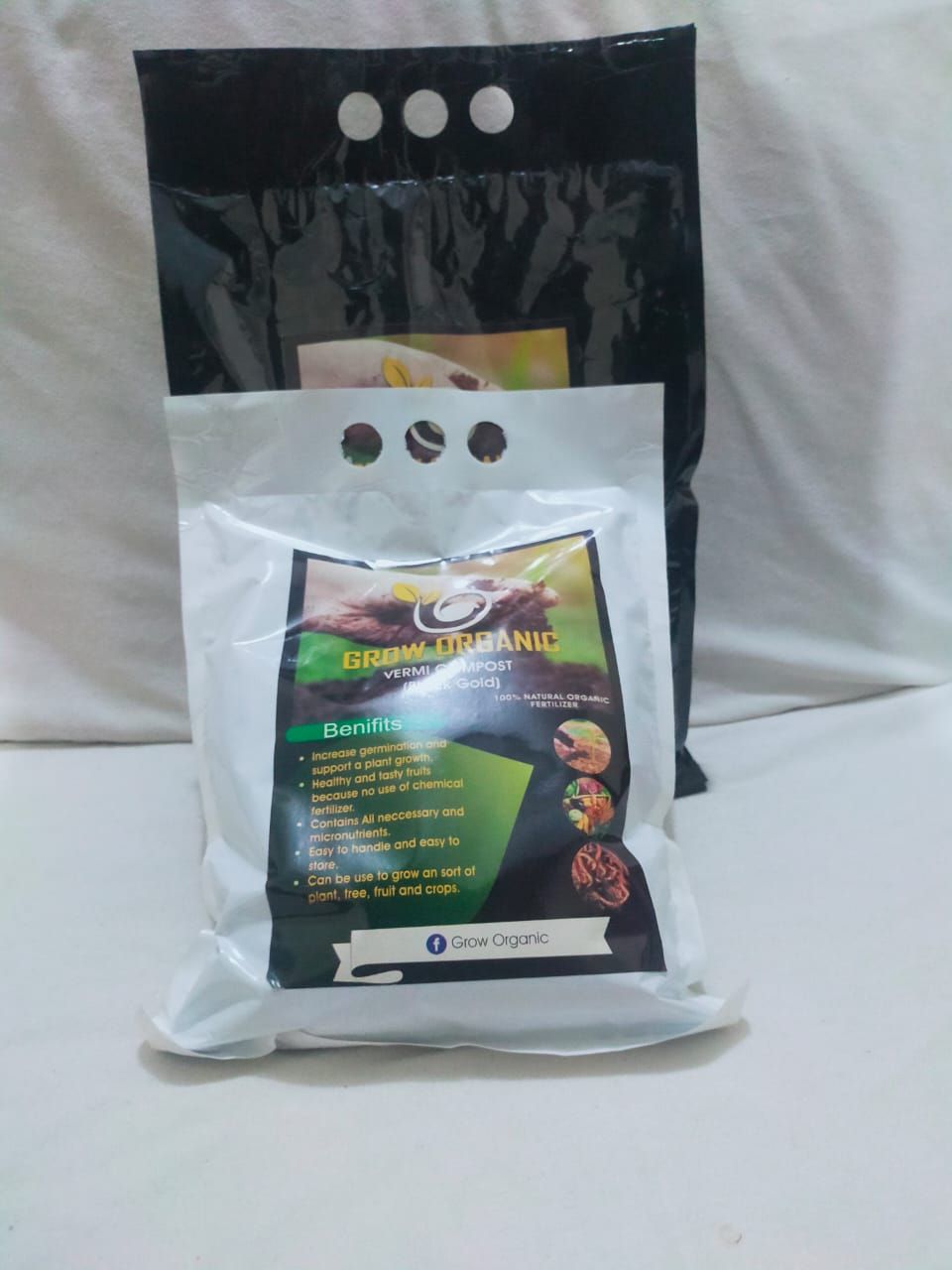 Organic Fertilizer Vermicompost Best Organic Gobar Compost 1KG | Daraz.pk