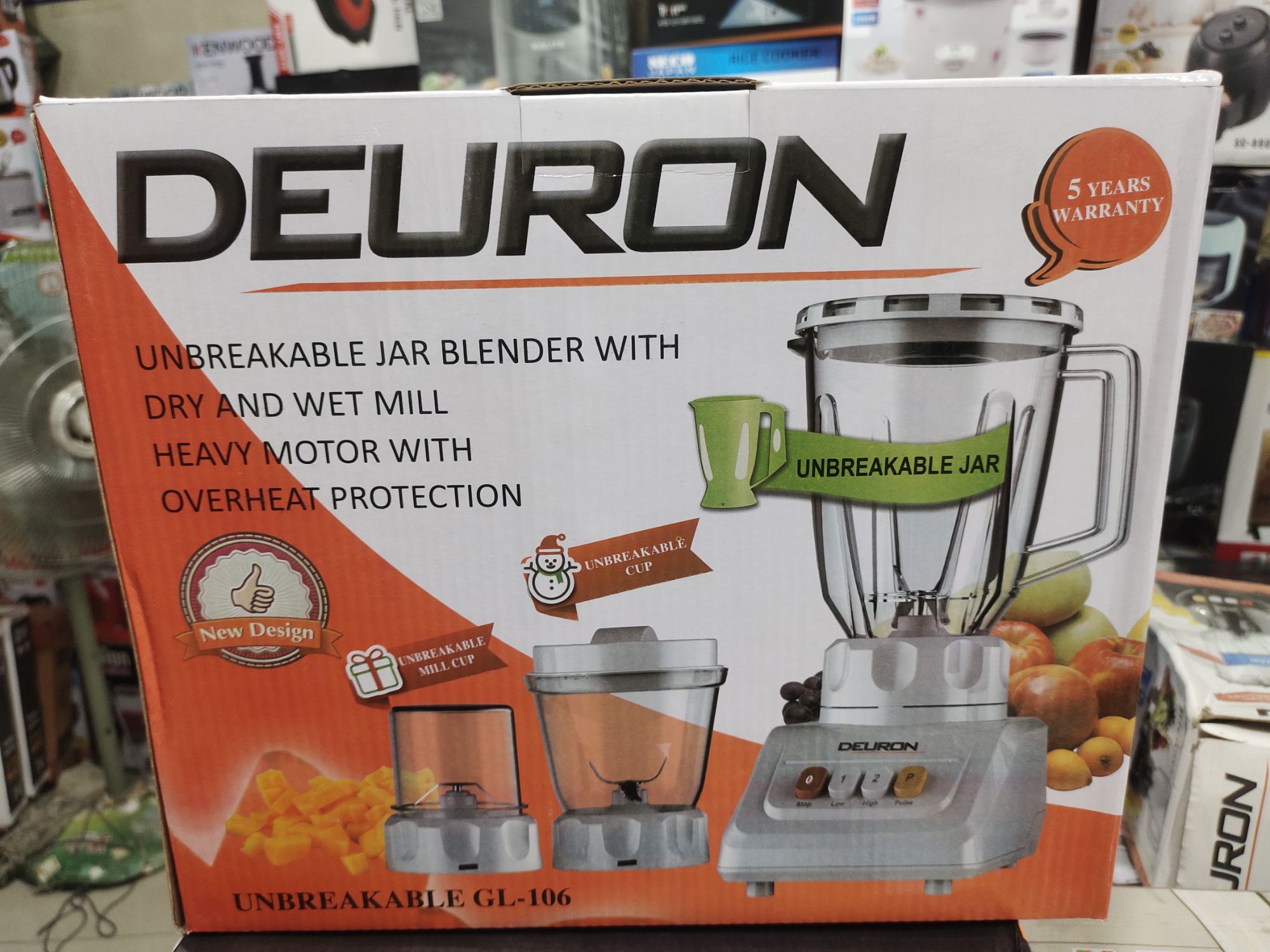Deuron Juicer and Blender GL-106 | Daraz.pk