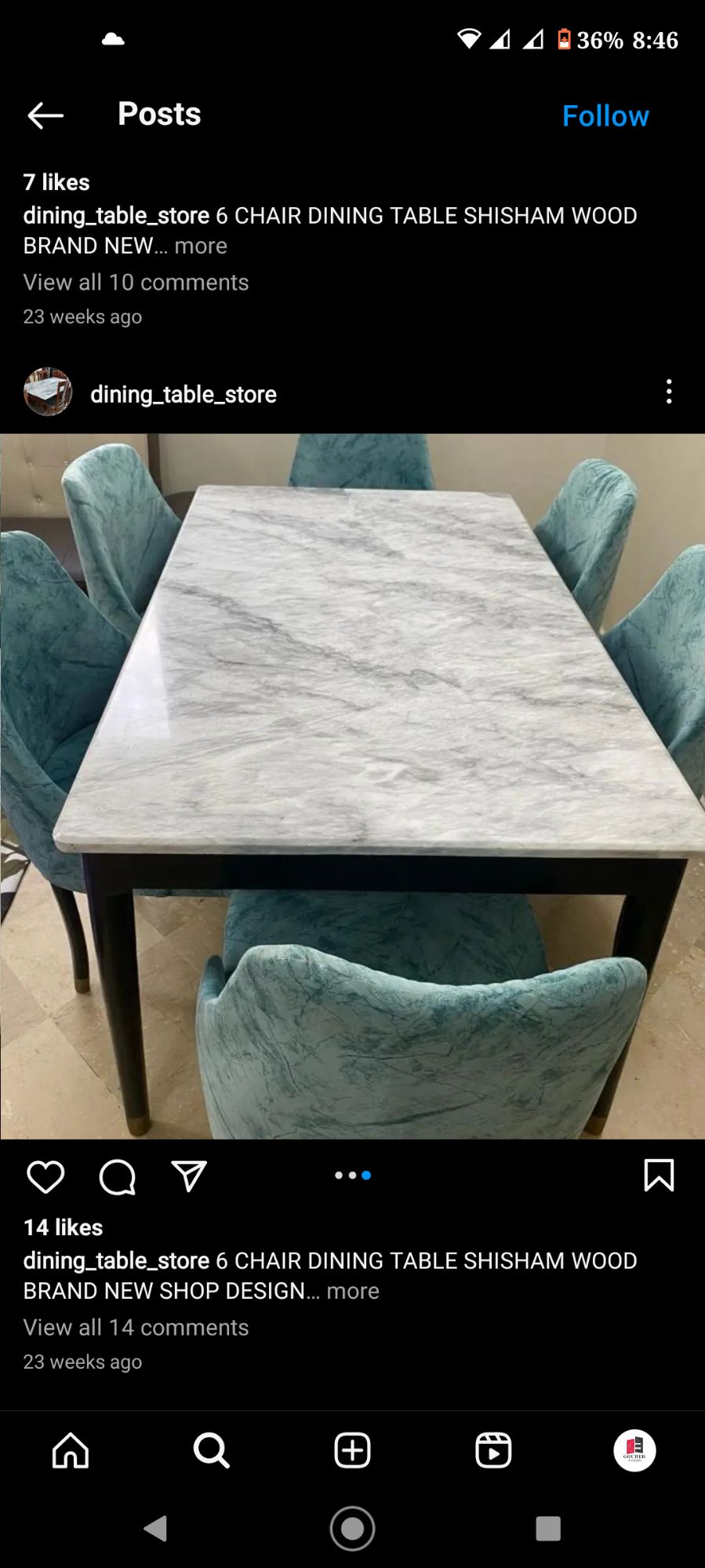 six seater dining table set, maeble textured dinig table set, ms bassed ...