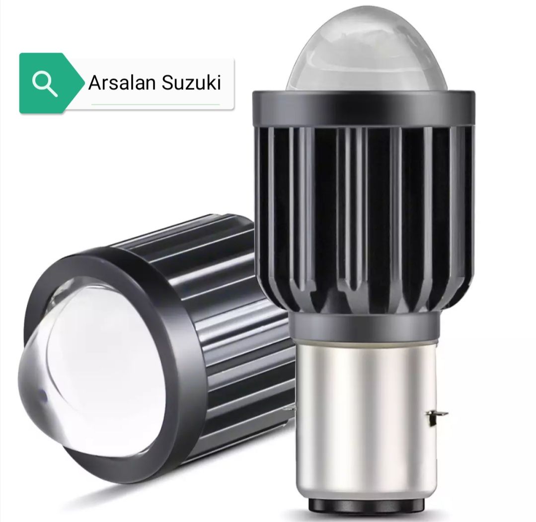 HEAD LIGHT BULB LED SUZUKI GS150 DOUBLE COLOR YELLOW AND WHITE | Daraz.pk