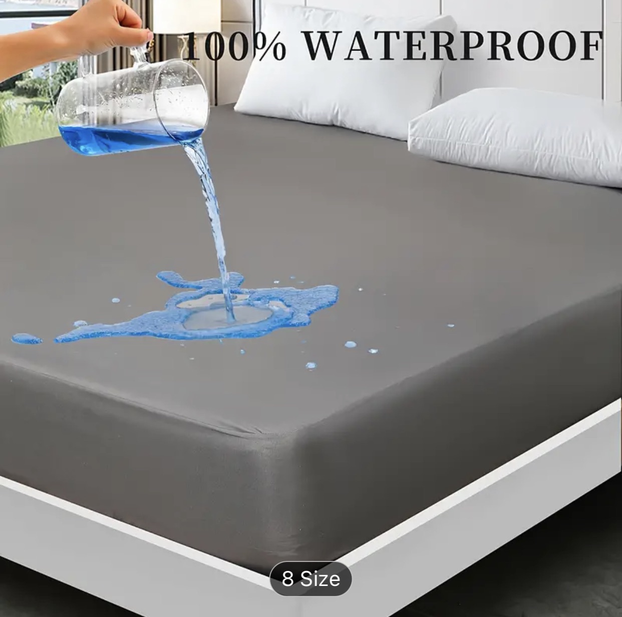 1pc Waterproof Mattress Protector, Urine-proof Physiological Period ...