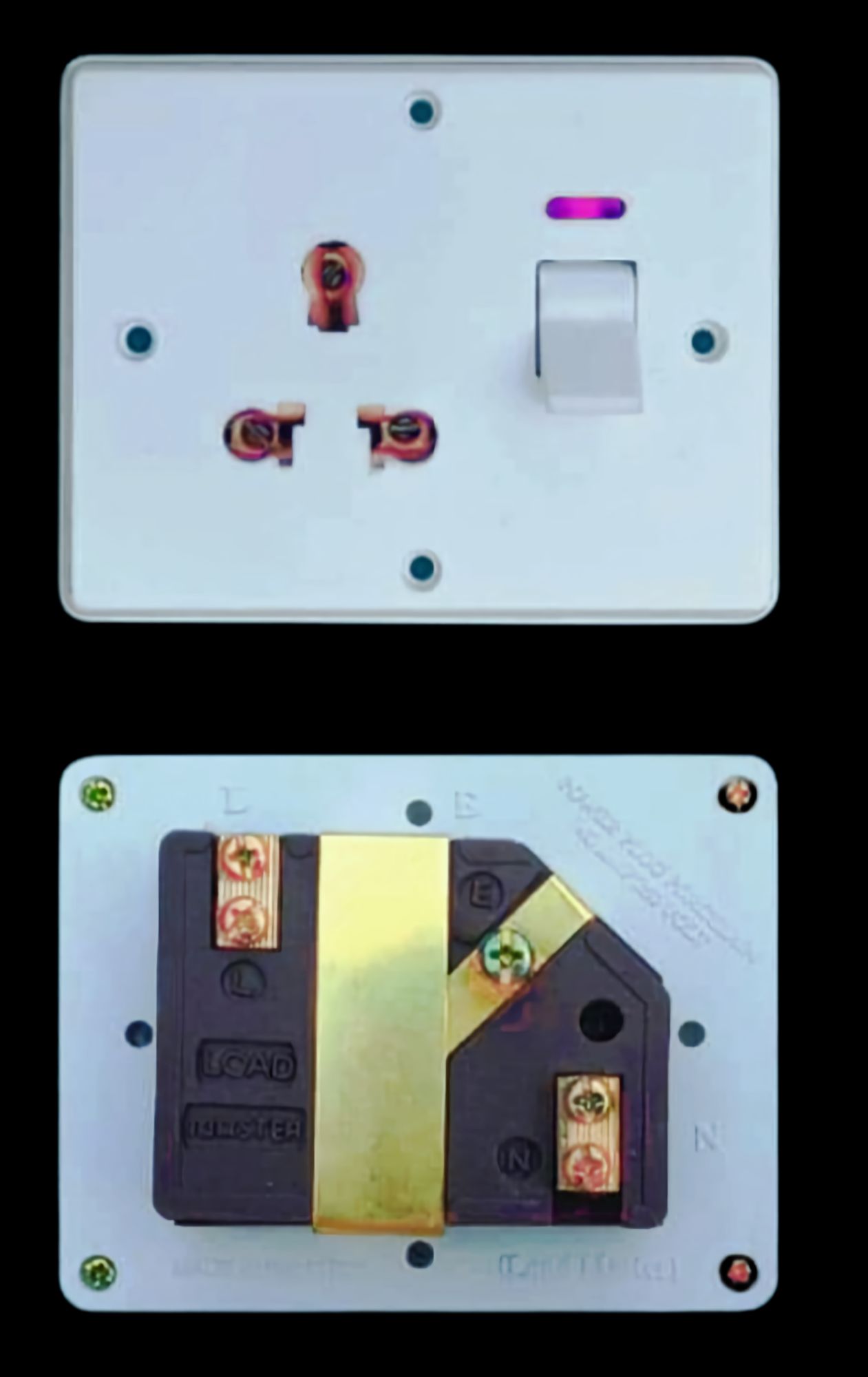 High Quality AC Air Conditioner Power plug socket with bakelite body ...