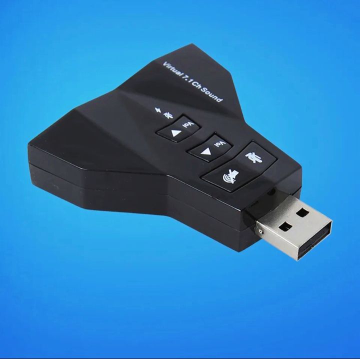 USB 2.0 Virtual 7.1 Channel External Sound Card | Daraz.pk