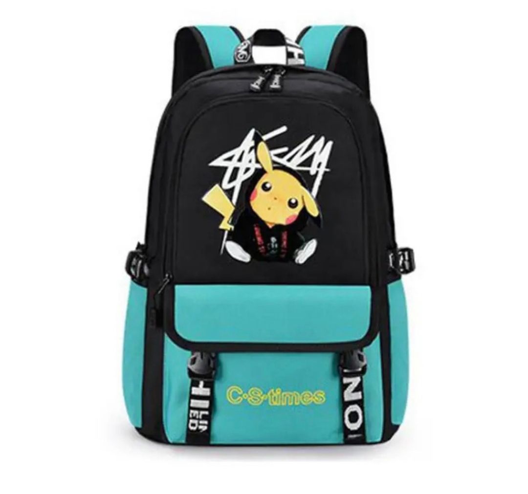 Pikachu School/College Waterproof Backpack, Hiking Travel Outdoor ...