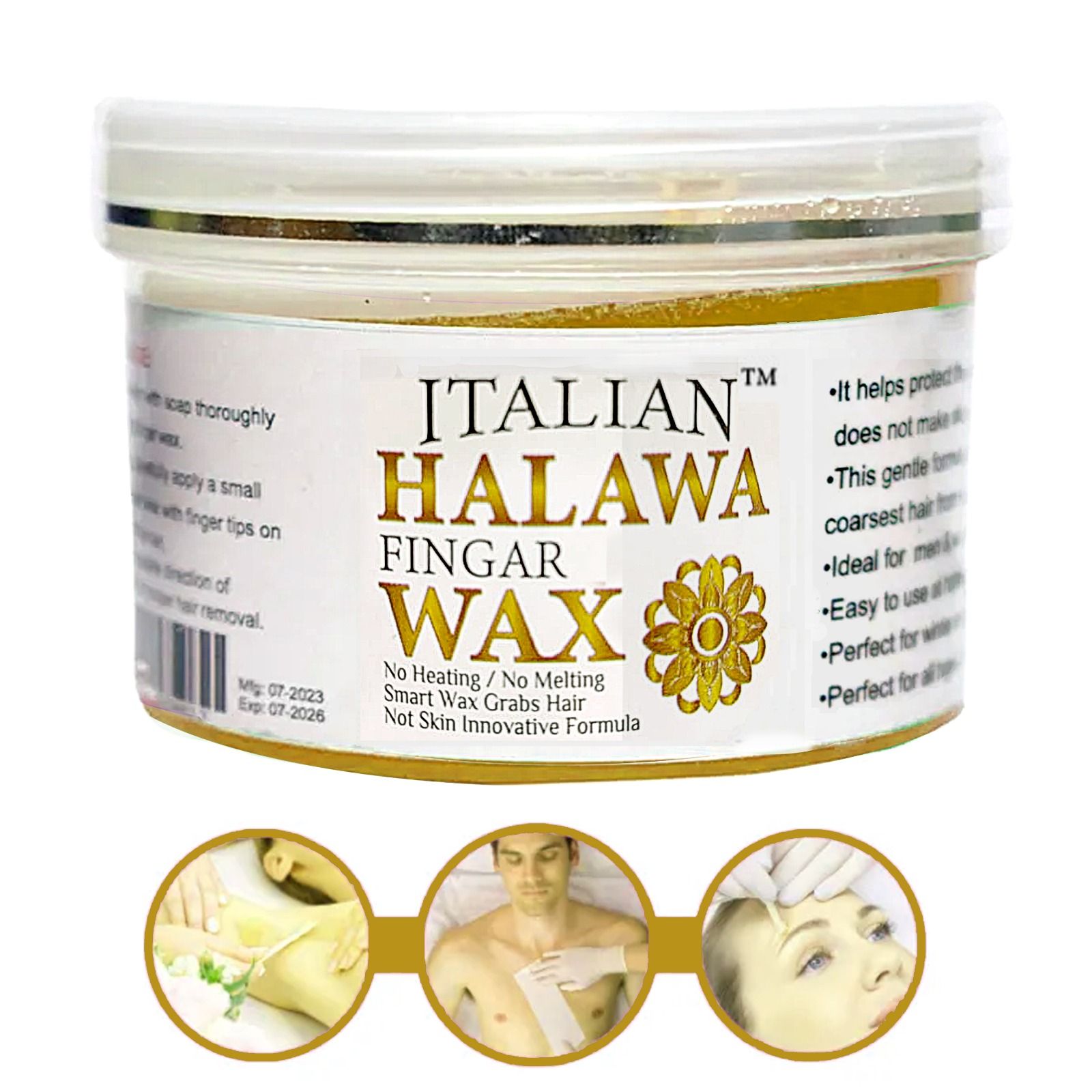 Halawa Finger wax High Quality easy To Use Fonger wax full body and ...