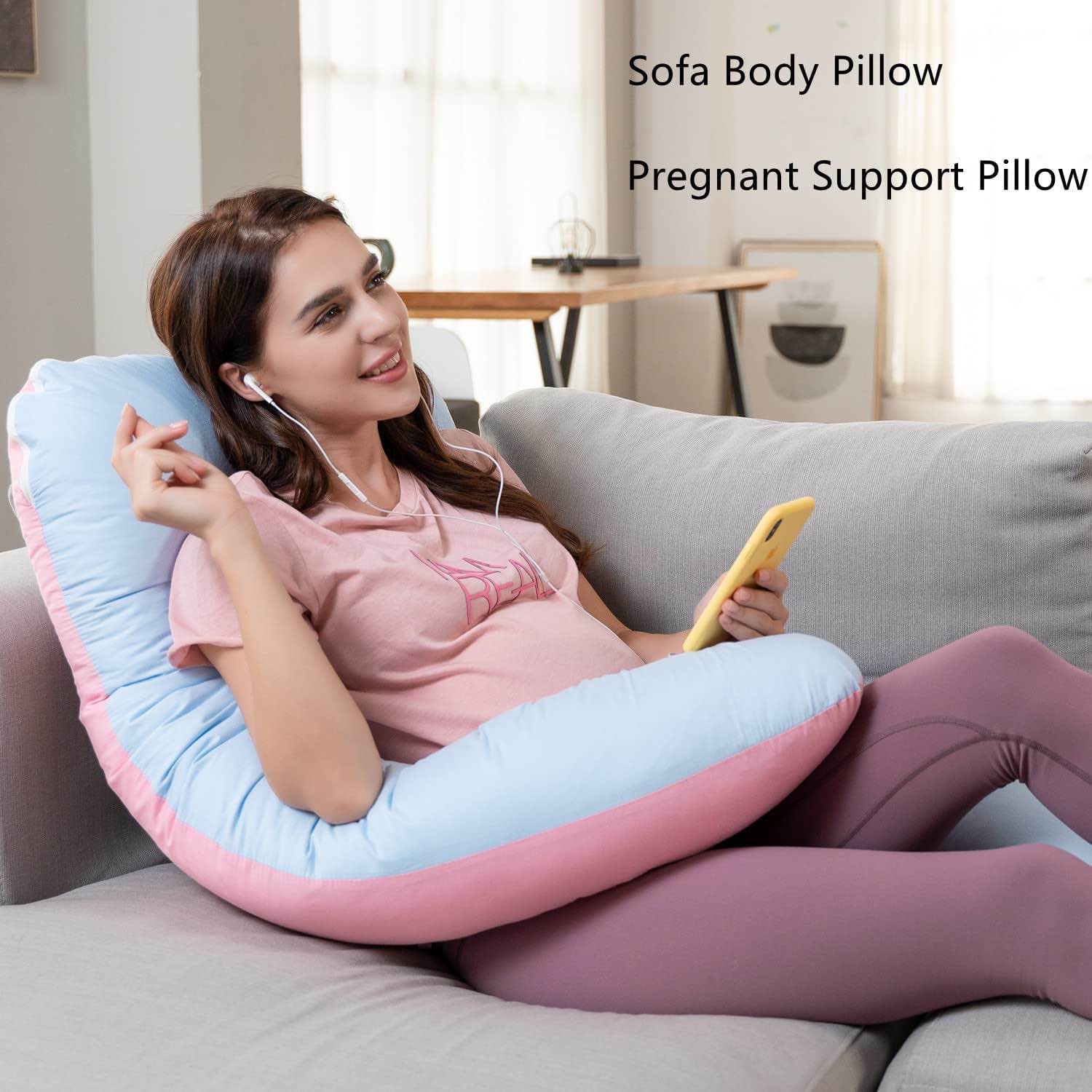 U-Shaped Maternity Pillow For pregnant woman - 100% Premium Quality ...