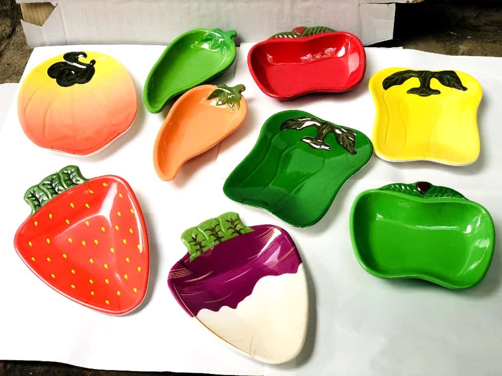Melamine Colourful Platters For Serving Foods Vegetables Fruits And ...