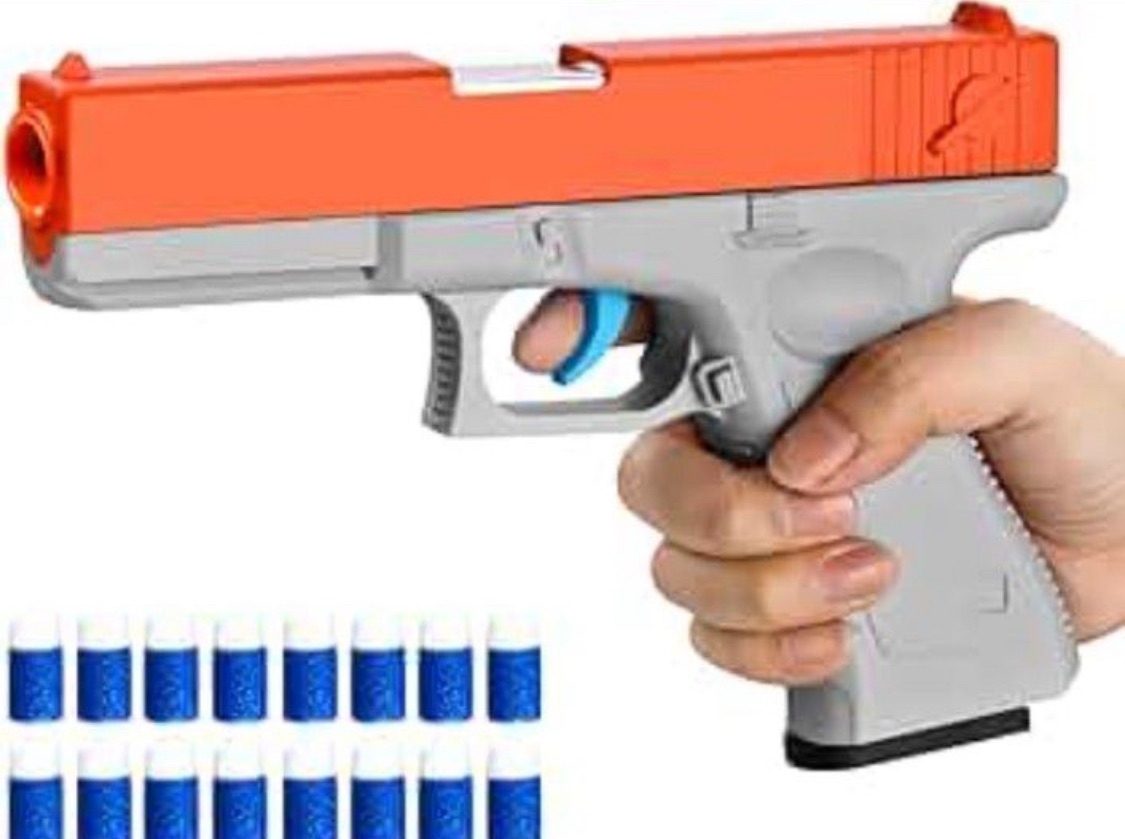 Glock 18 airsoft flock soft bullets toy for children best finishing ...