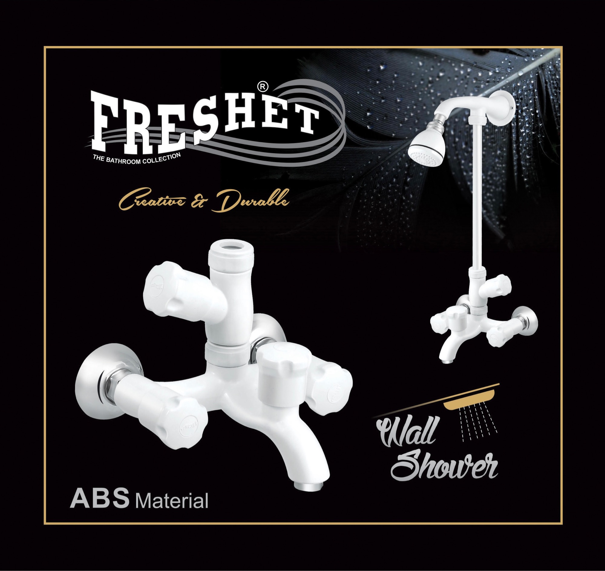 Complete Wall shower set for Bathroom | Daraz.pk