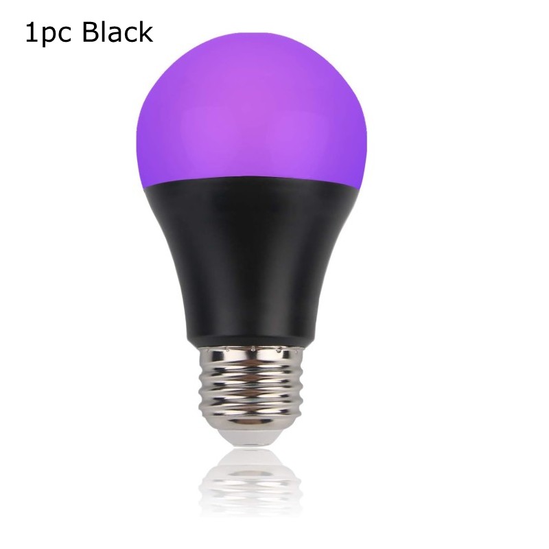 Black Light Bulbs 9W LED UV Blacklight 395-400nm for Blacklight Glow in ...
