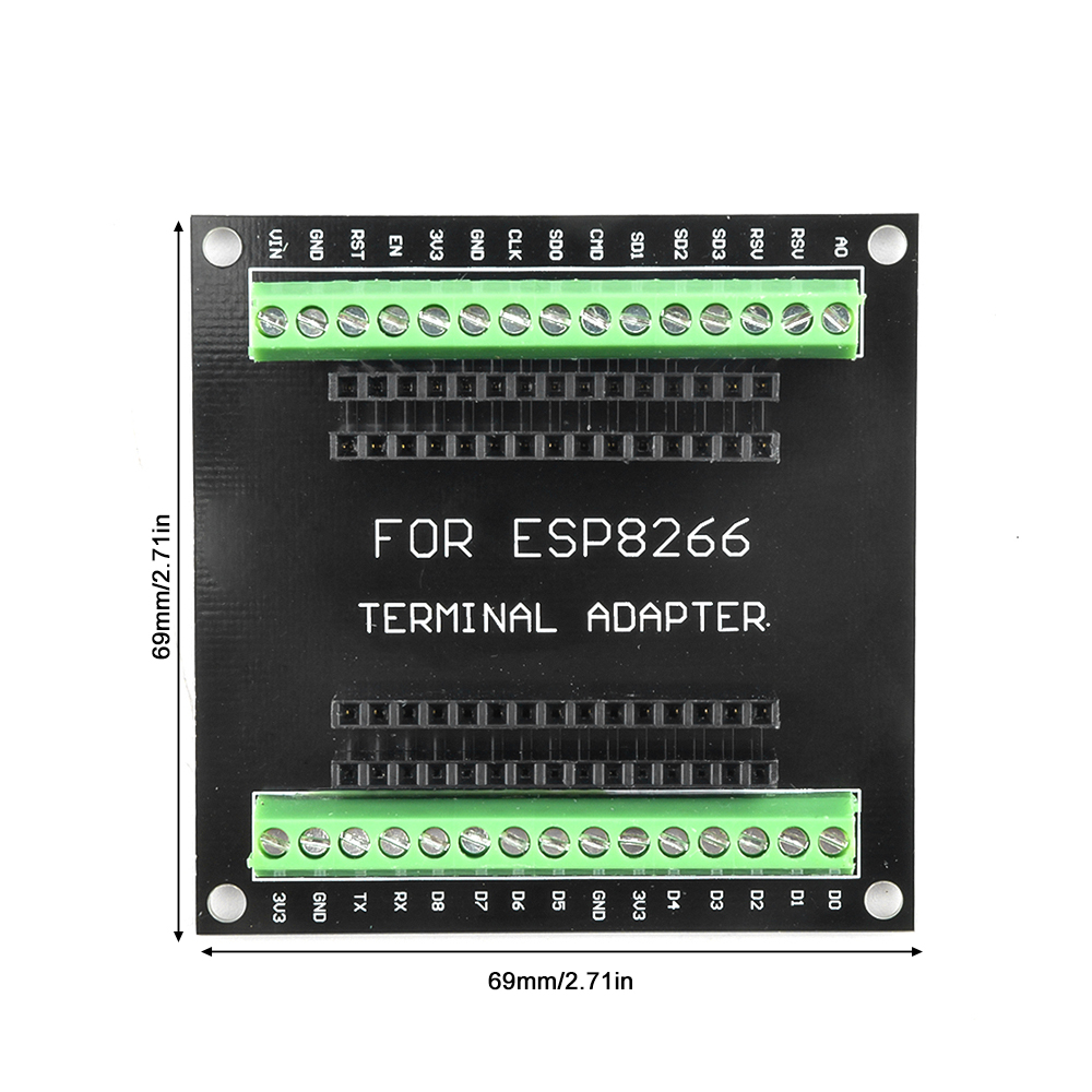 Diymore Esp8266 Expansion Breakout Board Gpio 1 Into 2 For Esp8266 Esp 12e Nodemcu Development