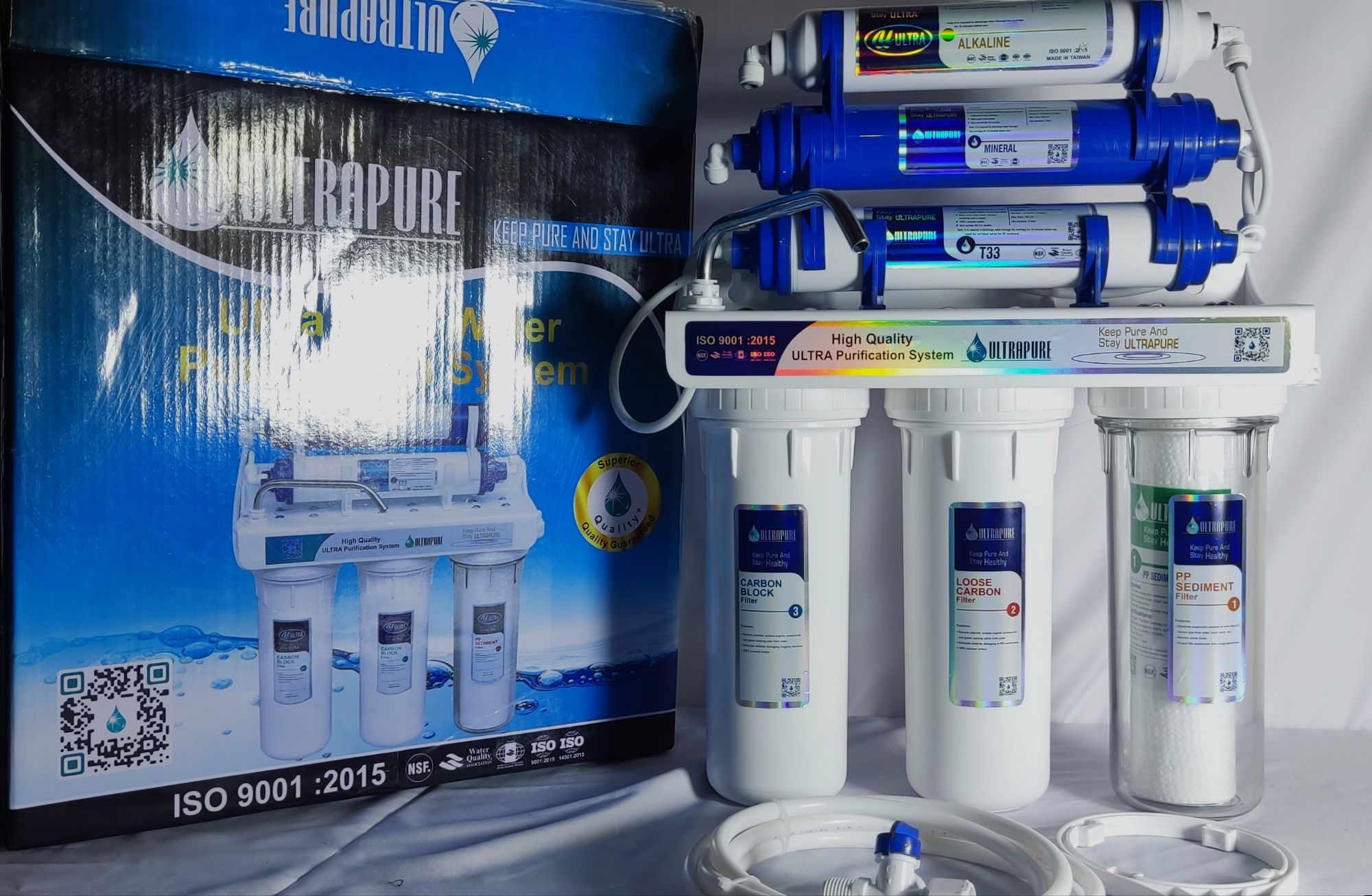 Ultra Pure 6 stage water filteration System High quality 6 Grade water ...