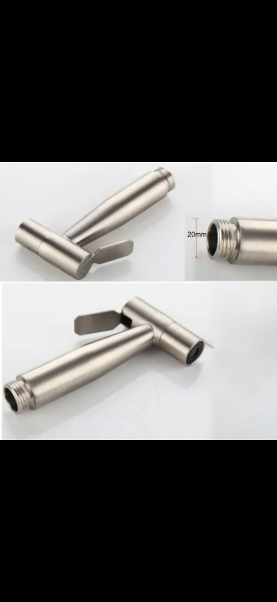 Muslim Shower Stainless Steel With Wall Bracket And 1 Meter Chain ...