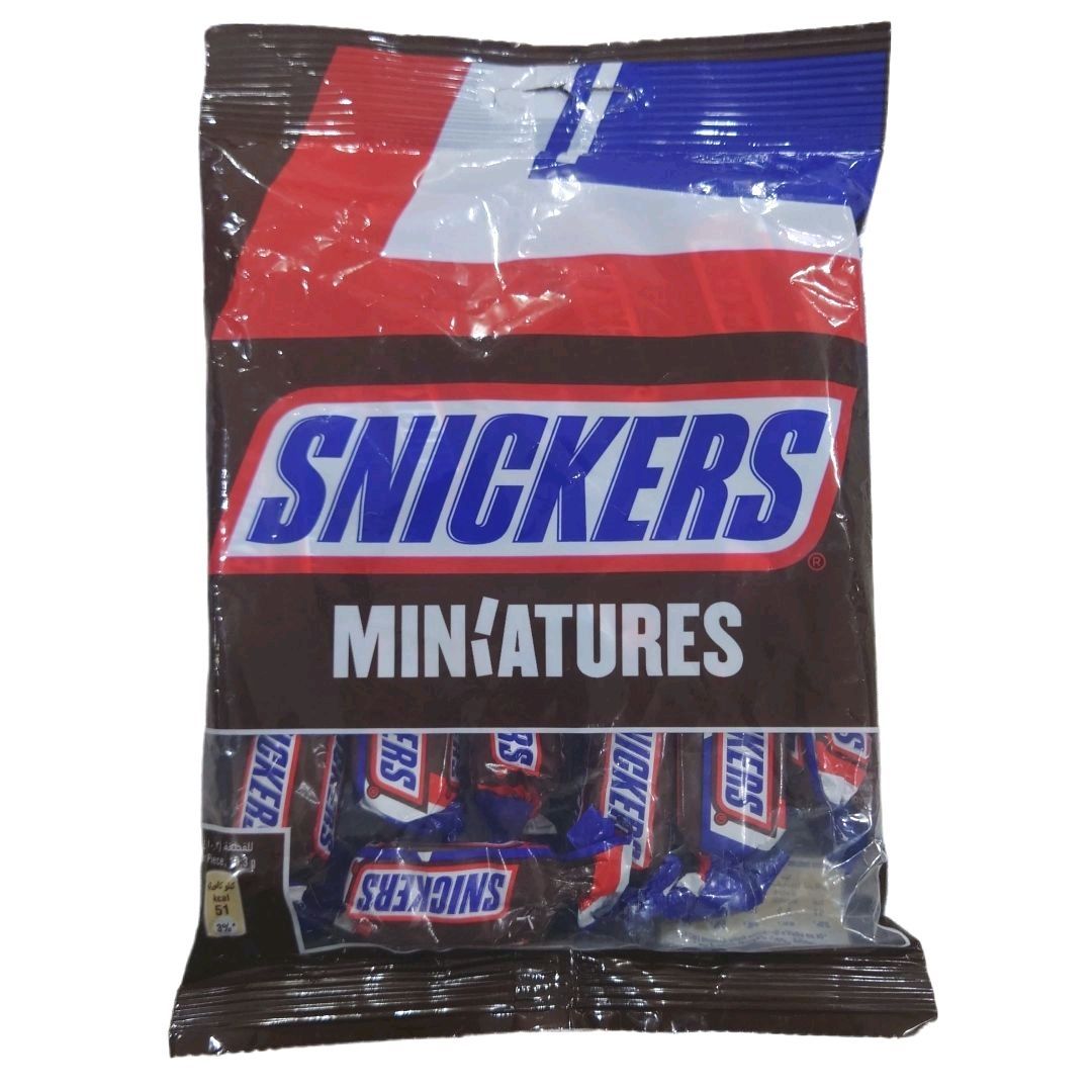 Snickers Miniature Chocolate Pouch 150g expiry date 1/9/24 | Daraz.pk