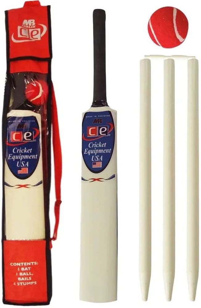Cricket Gift Set Young American Includes Wooden Cricket Bat Tennis Ball ...