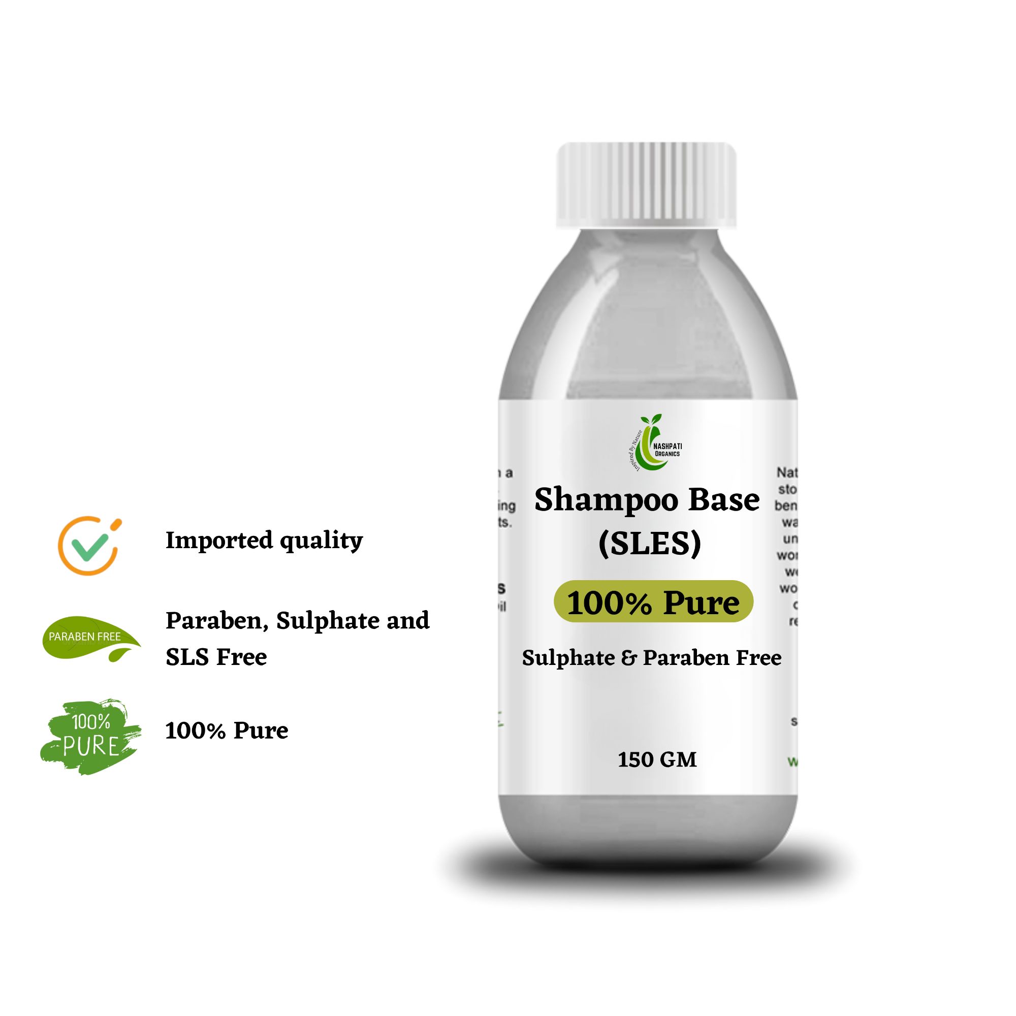 Shampoo Base (SLES) 150 grams - Paraben and Sulphate Free - 100% pure ...