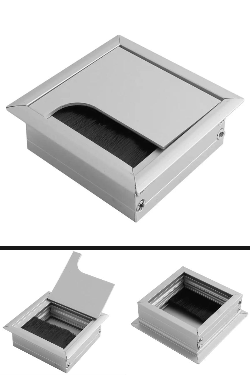 cable grommets table top wire organizer workstation technology box ...