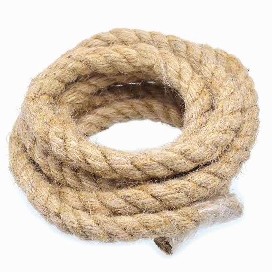 jute rope 12mm thick,10 feet length for mirror decorations and other ...