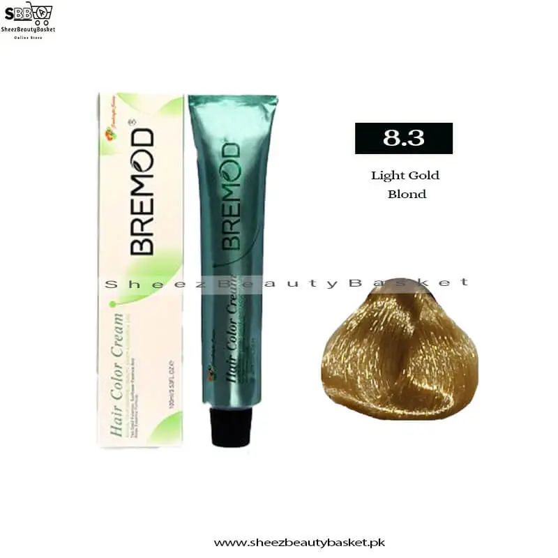 Bremod Hair Color Light Gold Blond 8.3 -100ml Tube | Daraz.pk