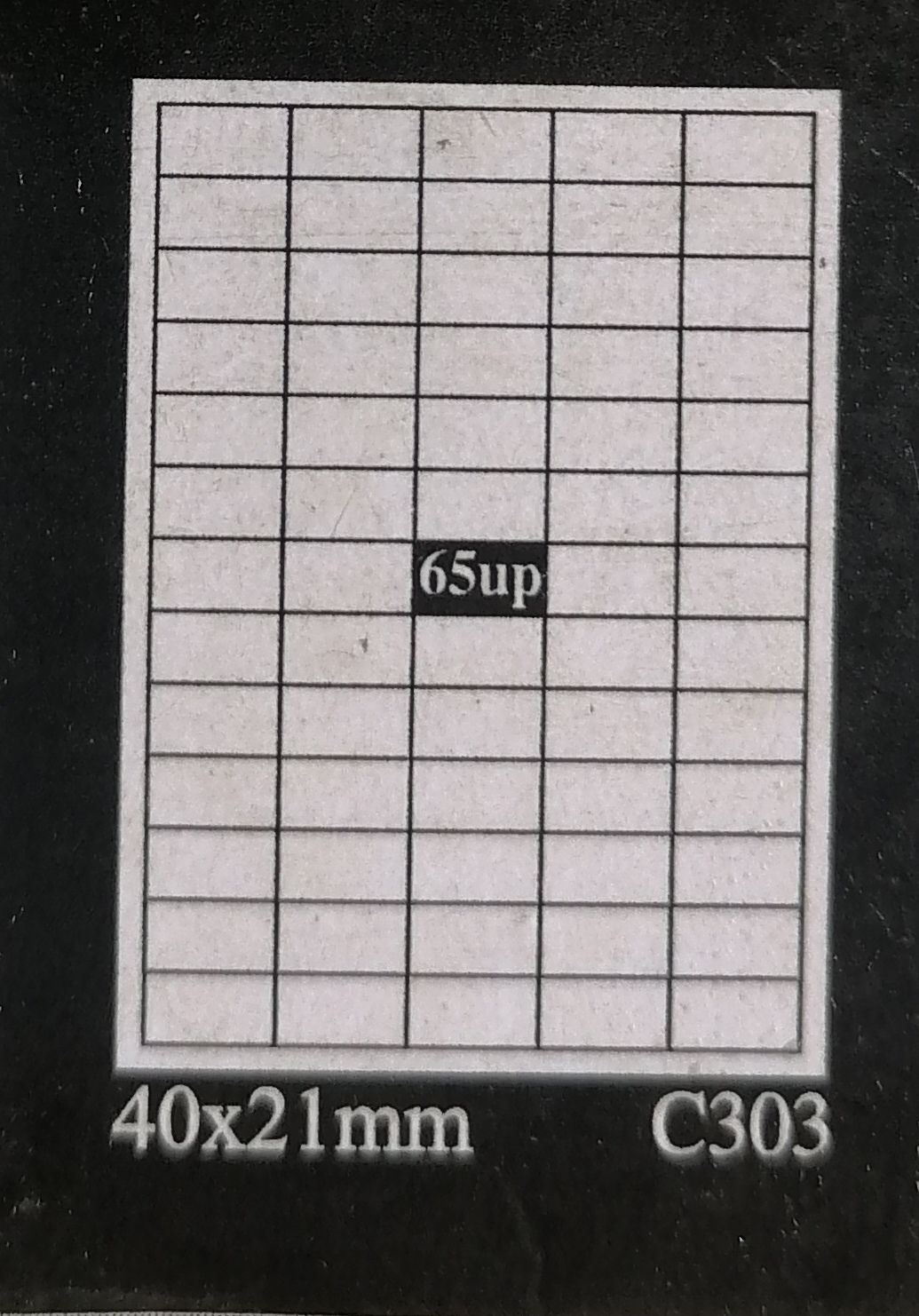 65 Label on A4 size Sticker Sheet | Daraz.pk