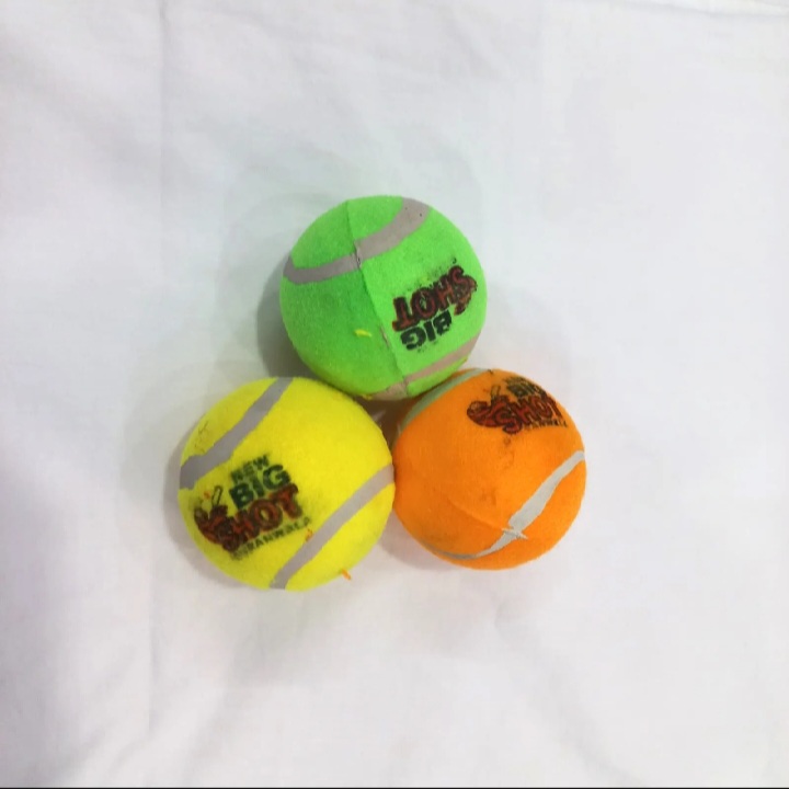BIG SHOT Cricket Tape Ball, Tennis Ball Pack of 3 Balls | Daraz.pk