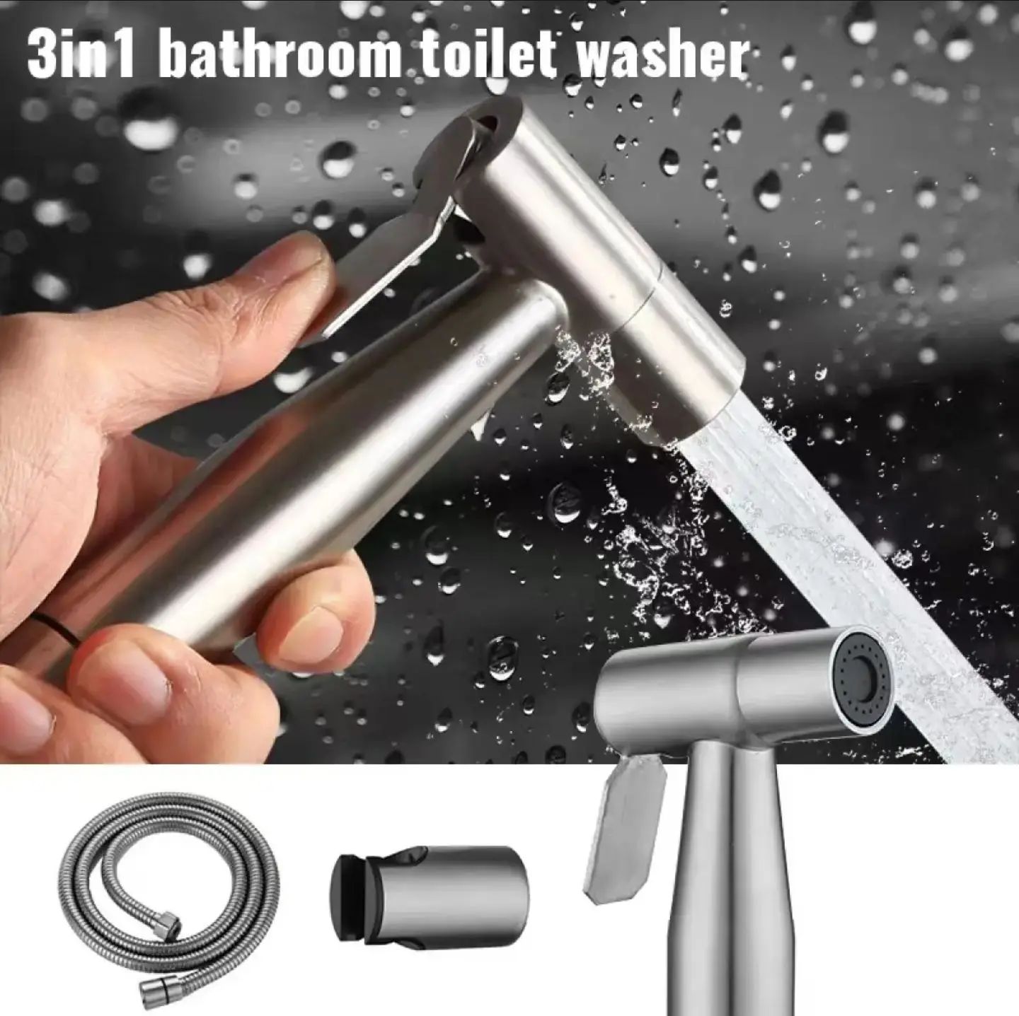 SUS-304 Stainless Steel Muslim Shower Complete Set With High Pressure ...