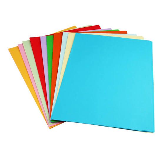 colour Paper A4 size 100 sheet Mixcolour | Daraz.pk