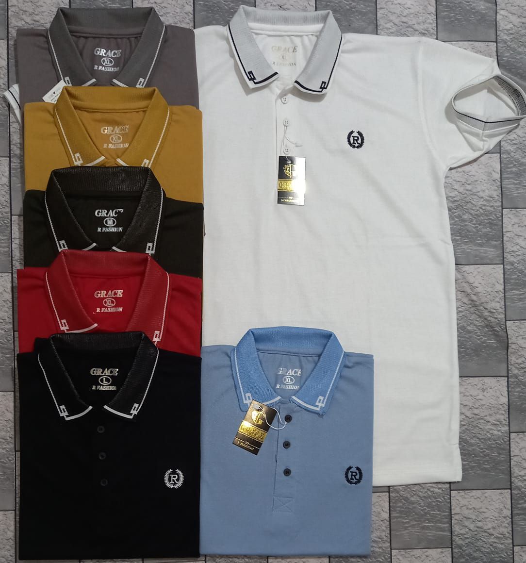 Pk Cotton Polo Shirts In different Colurs Available | Daraz.pk