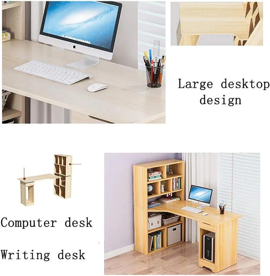 Large Combinations Workstations Computer Desk with Storage 6 Storge ...