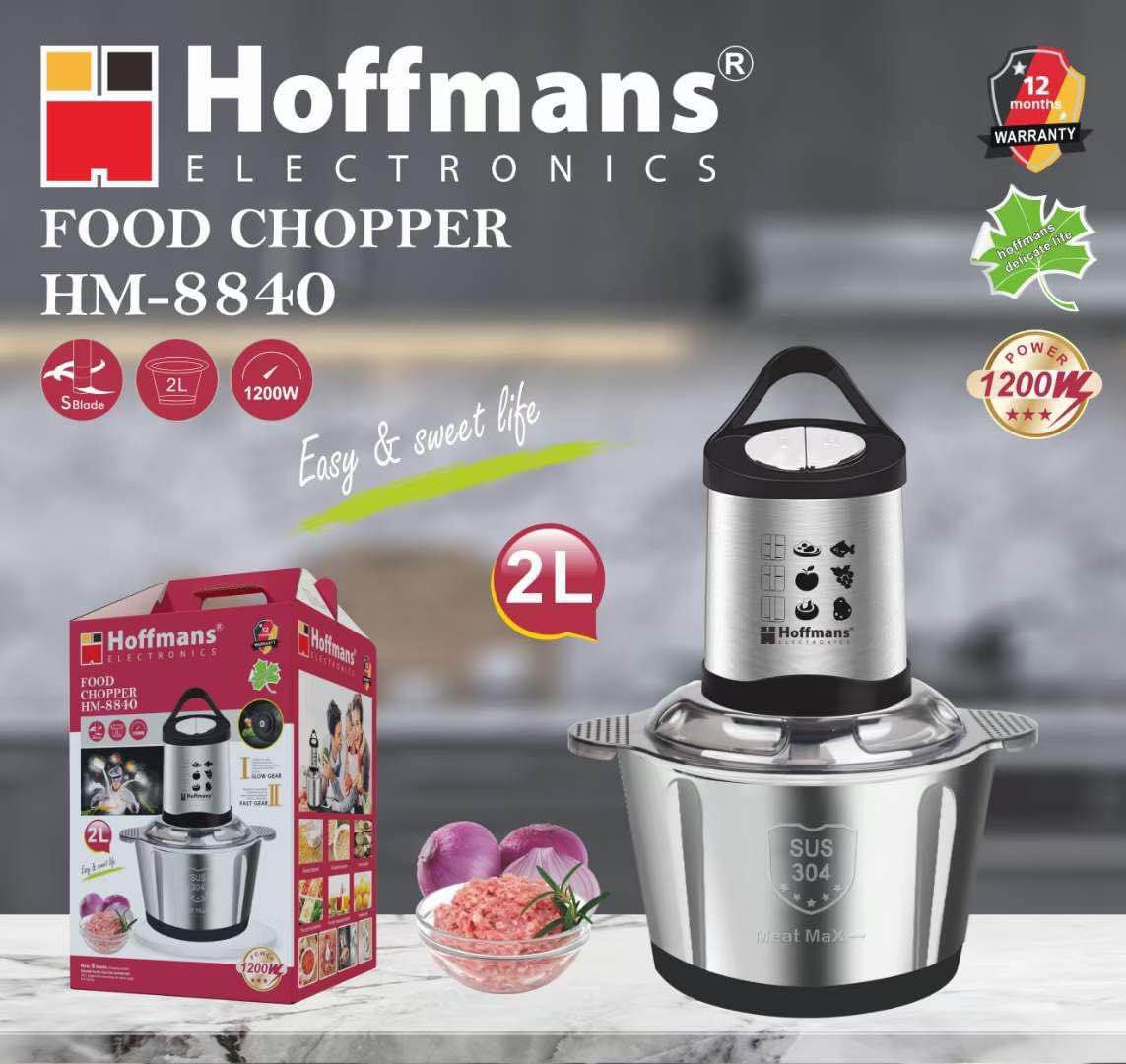 Hoffmans HM-8840, Electric Visit > Kitchen Chopper, 2Ltr, 1200w | Daraz.pk