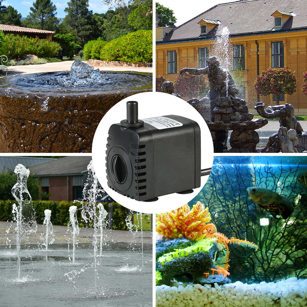 Landscaping Aquarium Water Pump 110v/220v High Pressure Sm-038 Silent ...