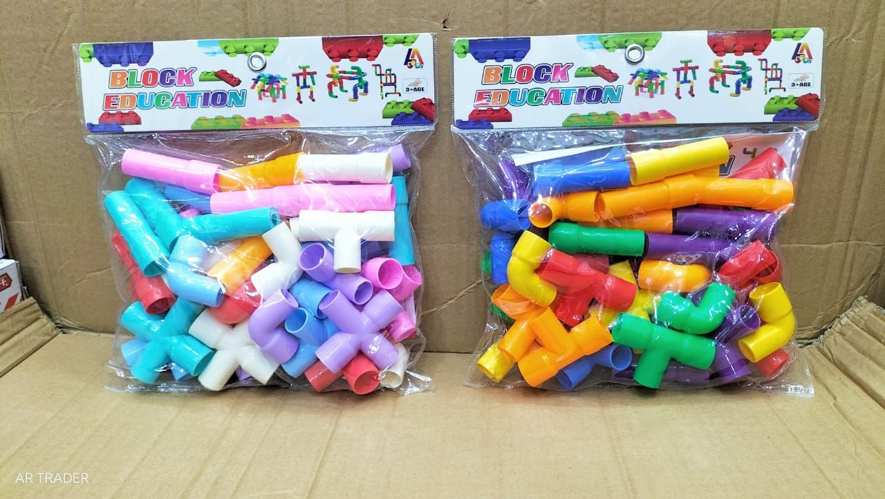 BEST QUALITY BIG SIZE 45 PIECE EDUCATIONAL PIPE BLOCK SET | Daraz.pk