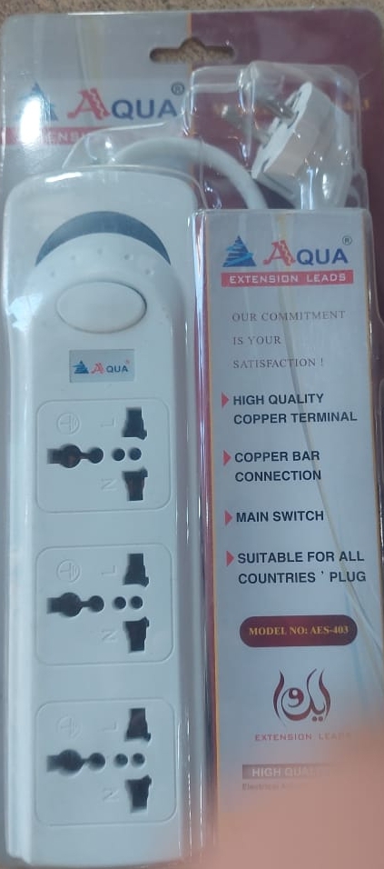 Extension Lead 3 Shoo Board with 9 feet long wire & 3-Yard Copper wire ...