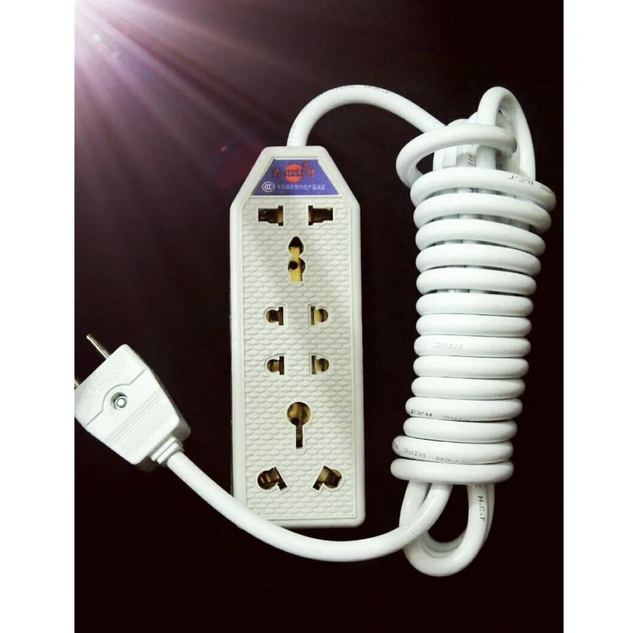Extension Board With 4 Sockets , High-Profile Plug Ideal for Personal ...