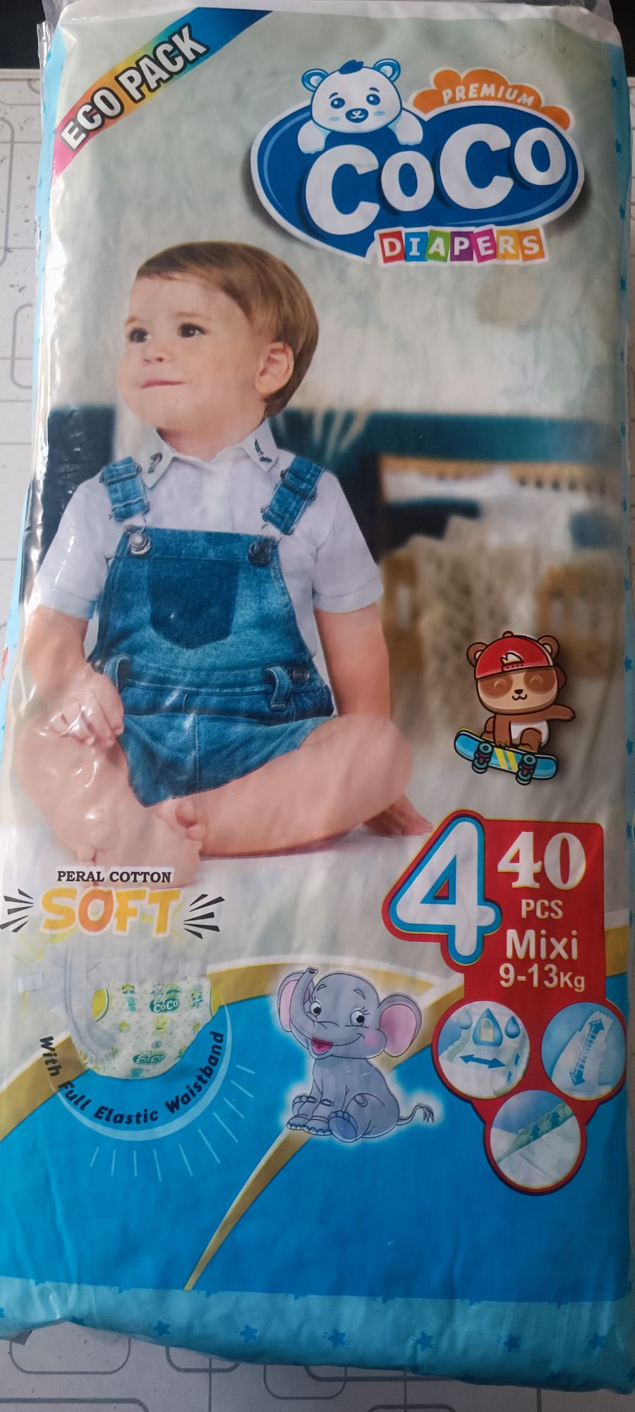 COCO Premium Diaper Size 04 (40 Pieces) | Daraz.pk