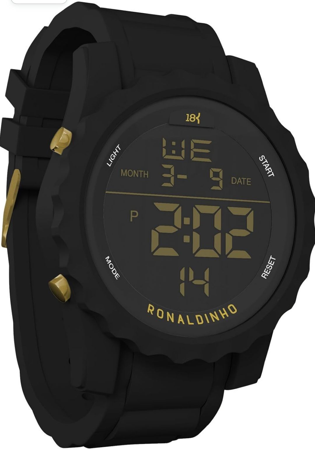 Ronaldinho 18K Original Digital Watch | Daraz.pk