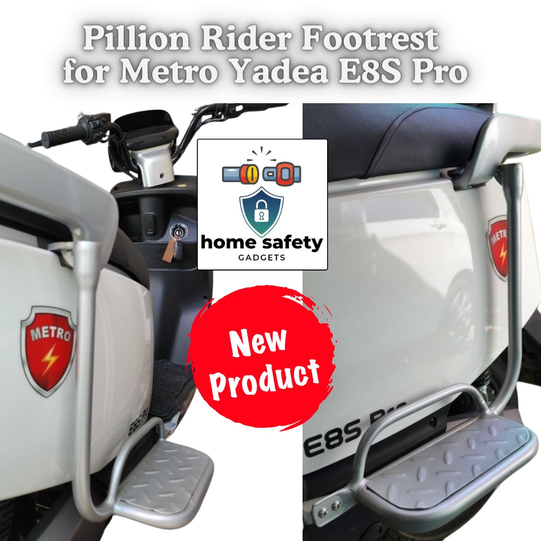 One Pair (Right+Left) of Pillion Rider Passenger Footrest / Footboard / Paidaan پاٸیدان for ...