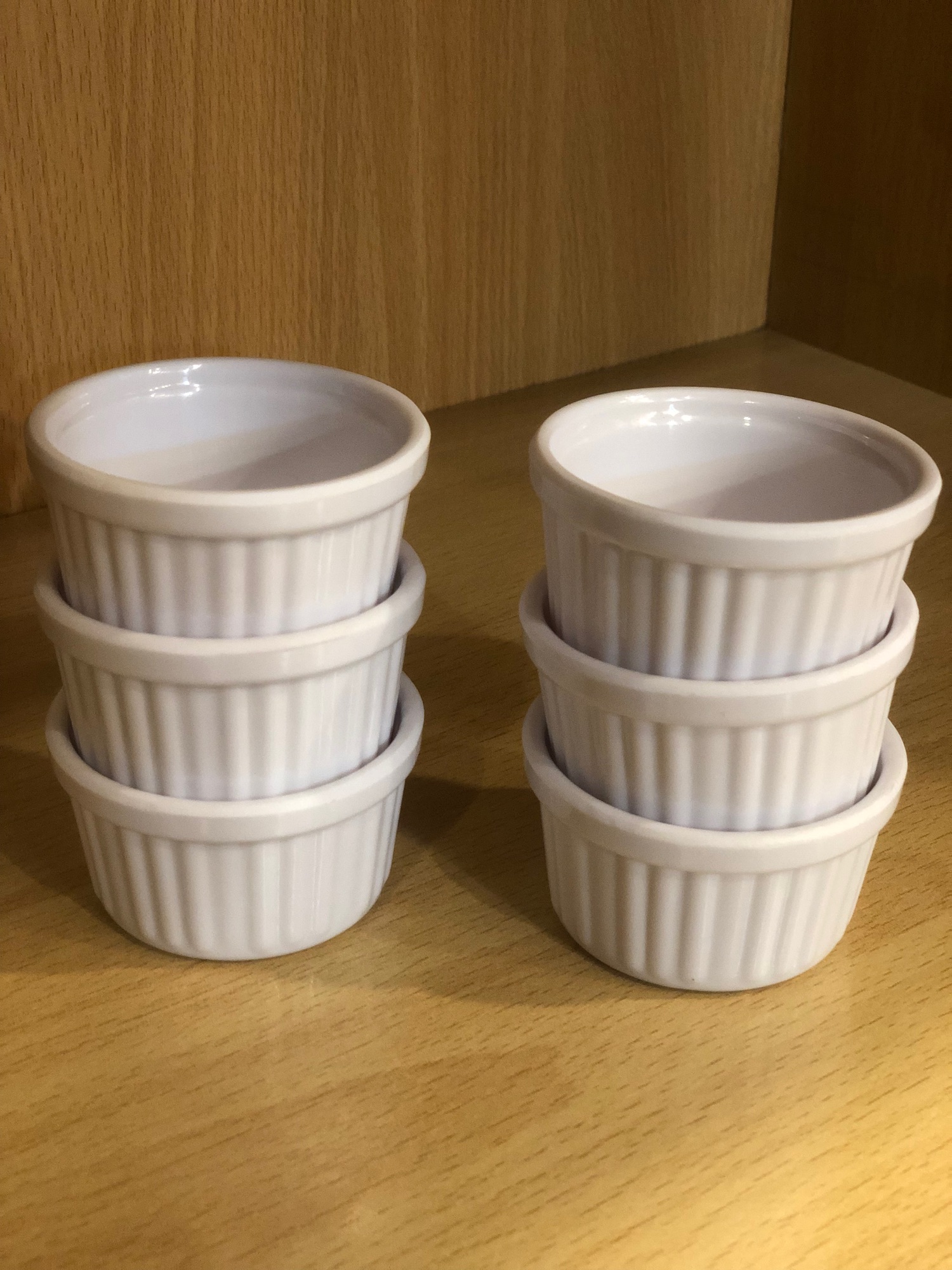 Pack of 6 Melamine Mini Dip Sauce Bowls 2.5 inch / Double Glazed ...