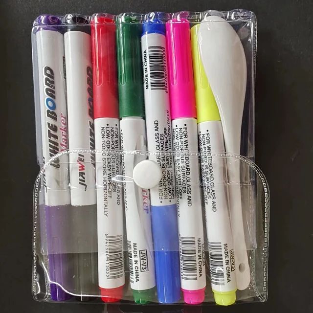 Water Floating Markers 7 pcs with 1 Spoon | Daraz.pk