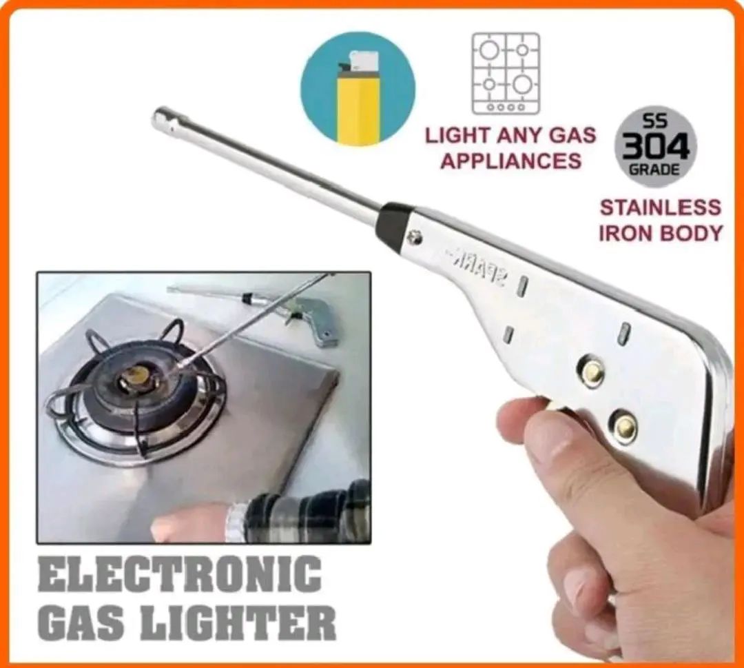 Gun Shape Electronic Spark Lights Gas Igniter Electric Gas Lighter Fire ...